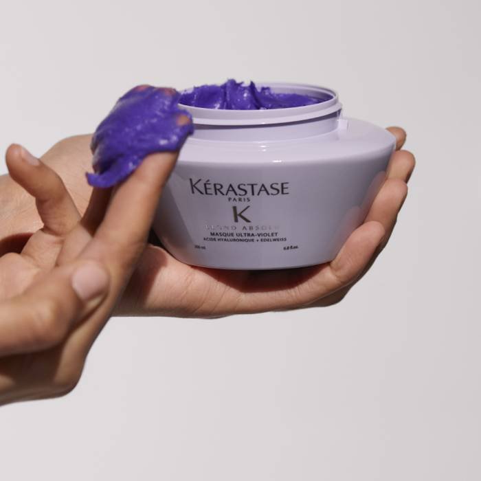 Máscara Roxa Ultra-Violet - Blond Absolu Cabelos Loiros | Kérastase
